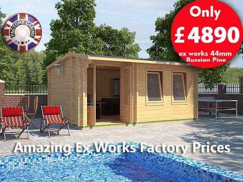 Factory Cabins Towcester - 5.0 x 3.5m - DF21 - EX WORK PRICING B2P