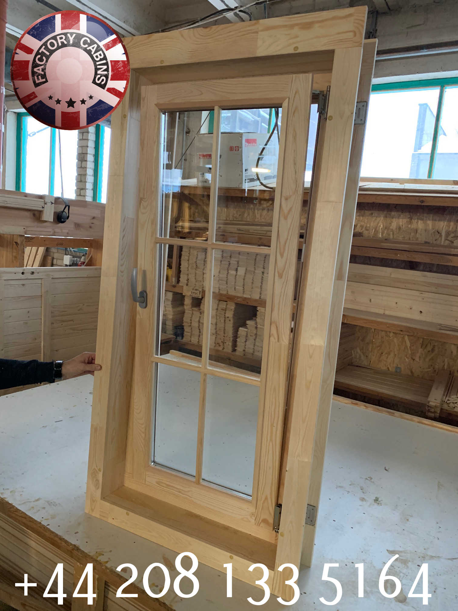 Standard windows and doors - Factory Log Cabins