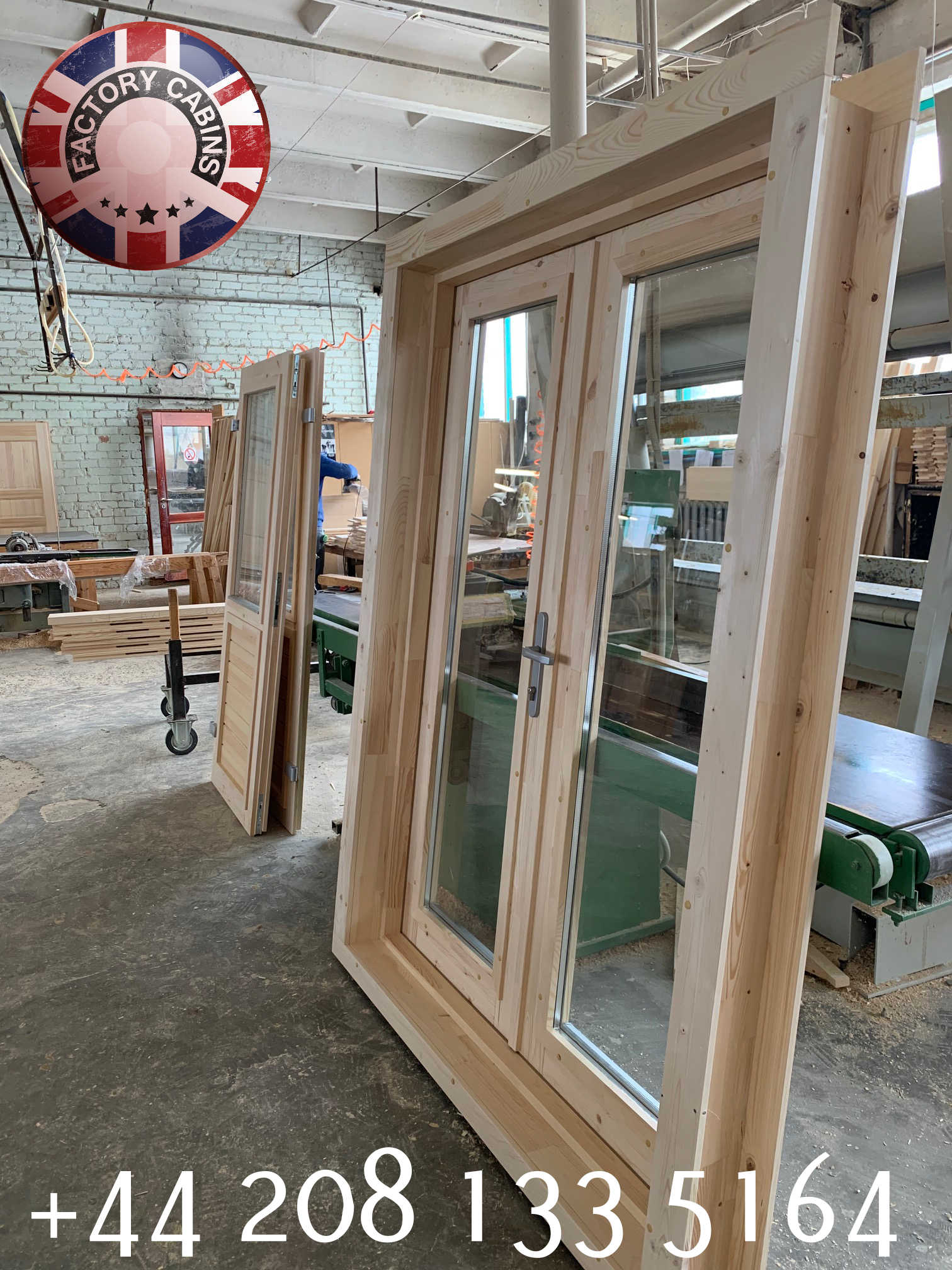 Standard windows and doors - Factory Log Cabins